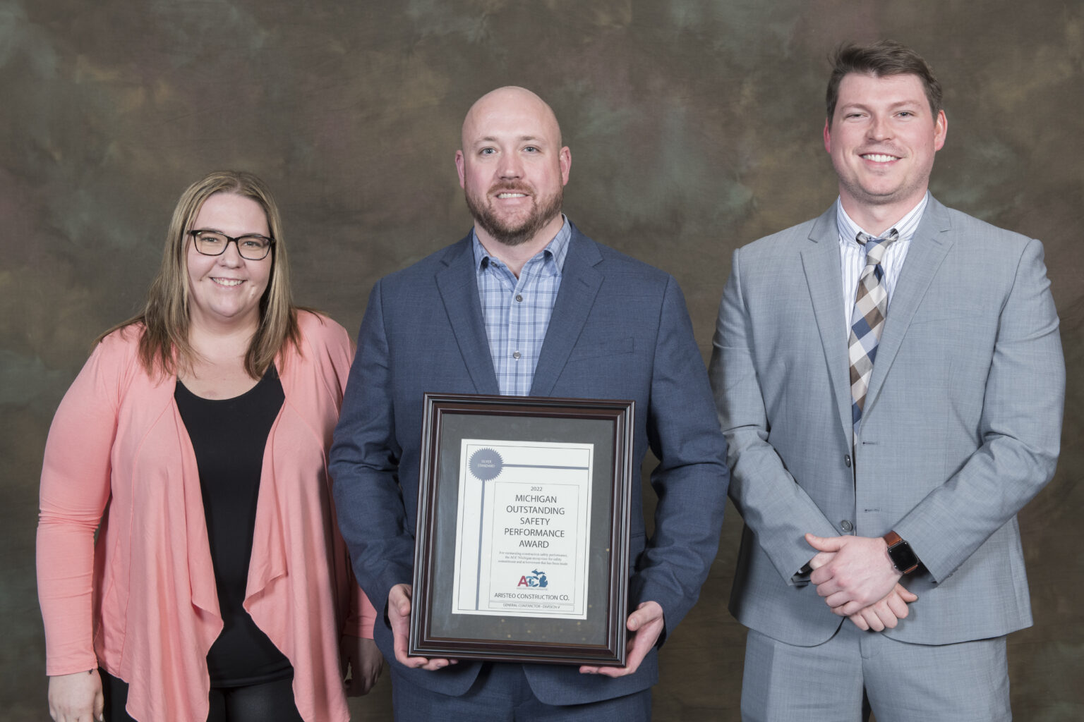 AGC of Michigan 2023 Safety Award - Aristeo Construction